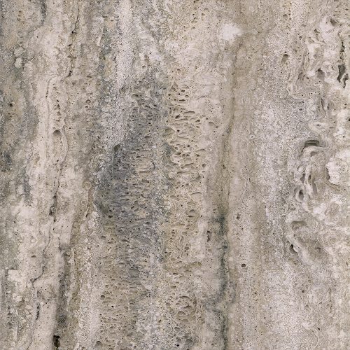 Travertine Navona Presents Elegant Ivory Facade And Dark Veining