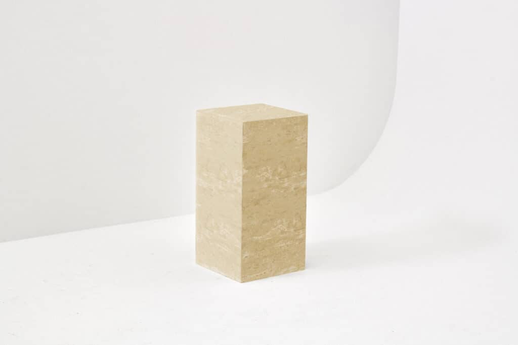Travertine Navona Low Plinth - EuroMarble